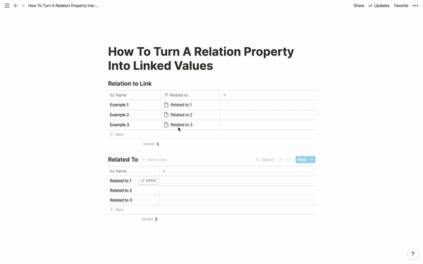How To Turn Relation Property Into Inline Links — Red Gregory