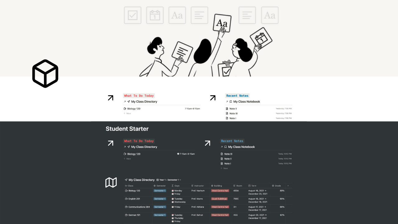 Notion Template A Student Starter Dashboard Red Gregory Notion Template A Student Starter Dashboard Red Gregory