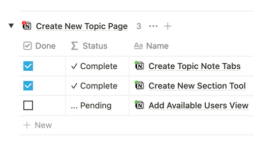 How I Created A Subtask Checklist In Notion — Red Gregory