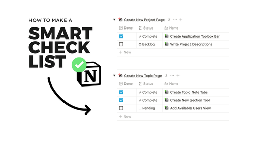 How I Created A Subtask Checklist In Notion — Red Gregory