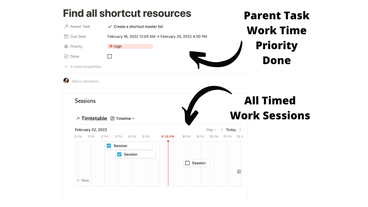 A Clean Notion Dashboard To View Subtasks (Free Template) — Red Gregory A Clean Notion Dashboard To View Subtasks (Free Template) — Red Gregory