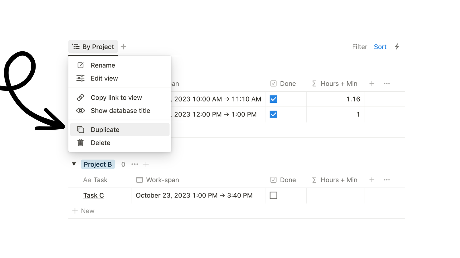 Building a Project Time Tracker in Notion — Red Gregory