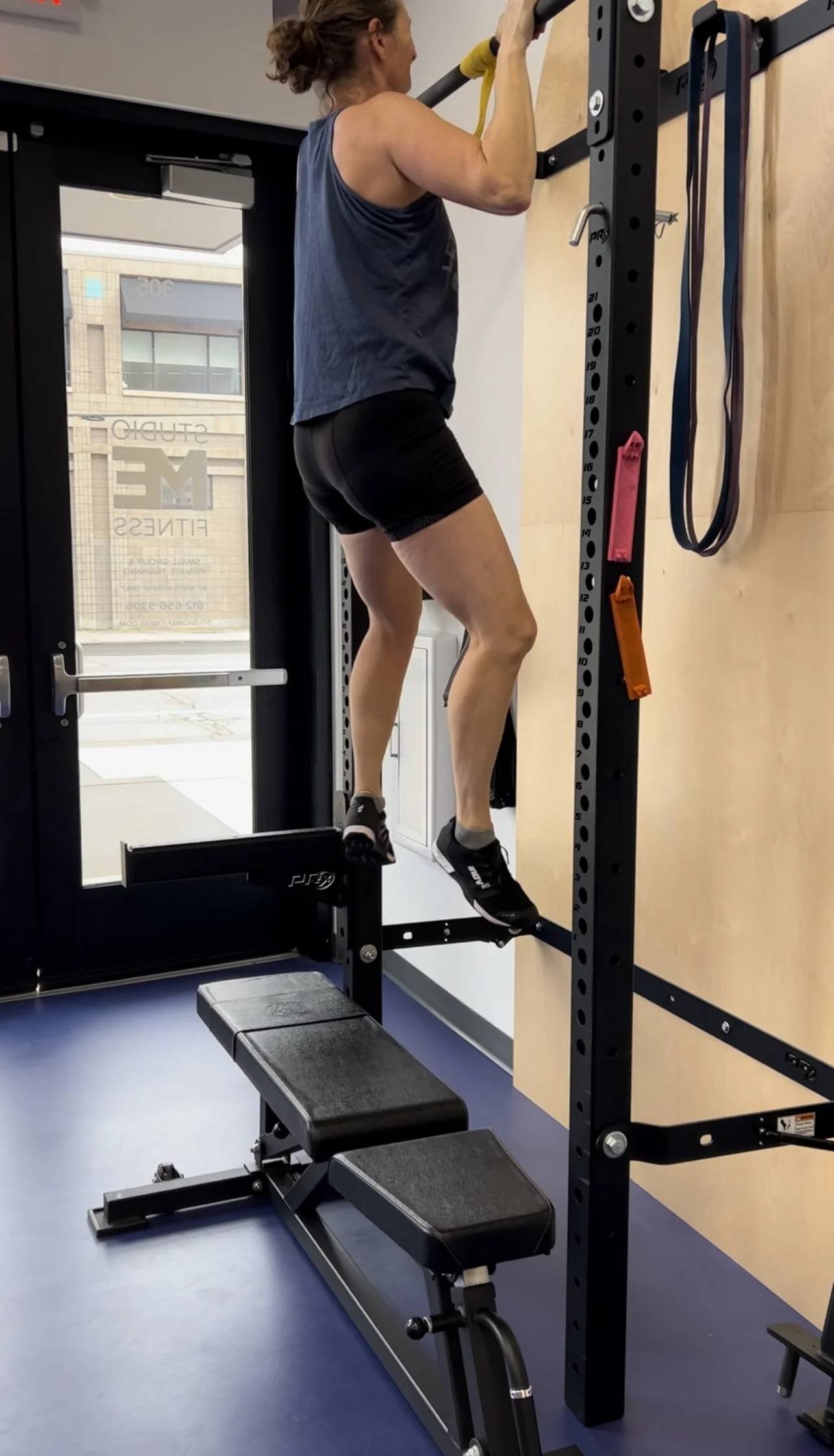 From in a rut with multiple muscle injuries to her first pull up at 53 ...