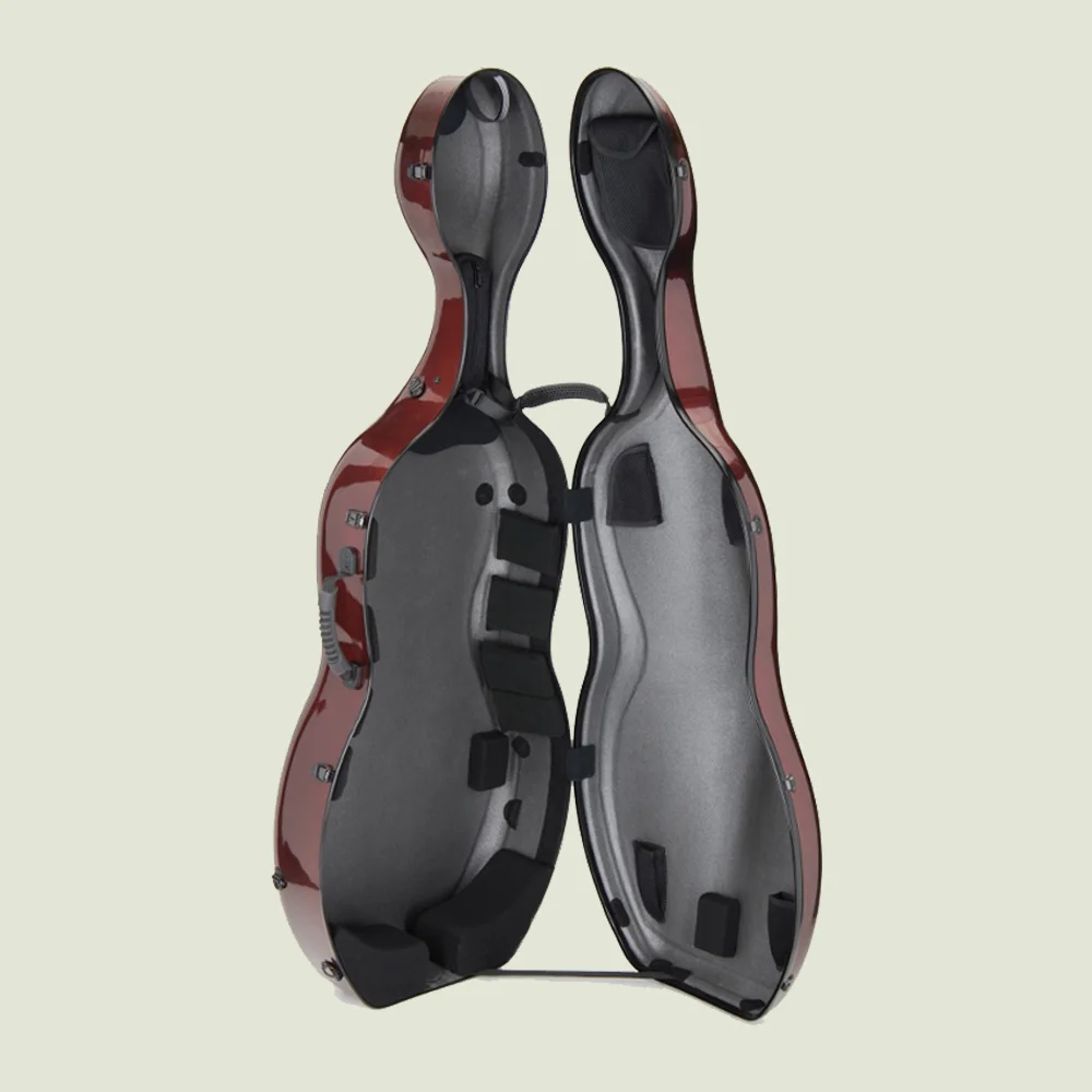 Open Cello Case