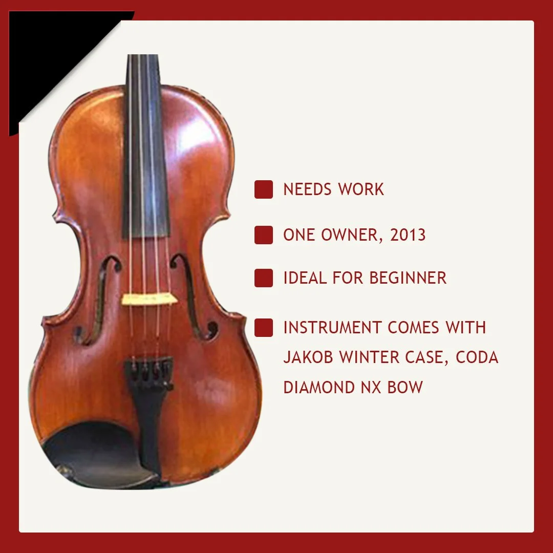 Pre-Owned Violins For Sale — Vermont Violins