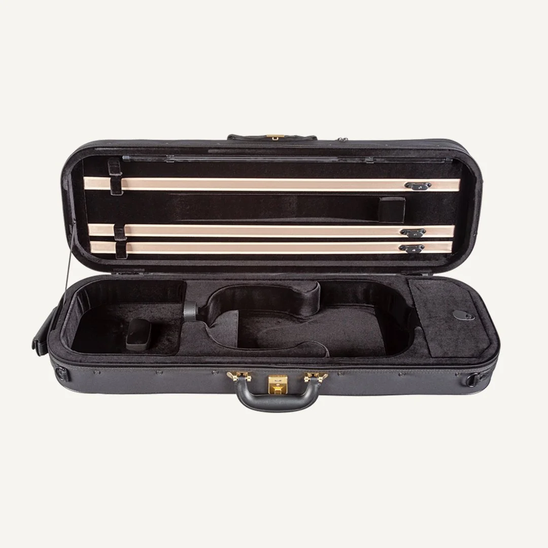 Open Violin Case