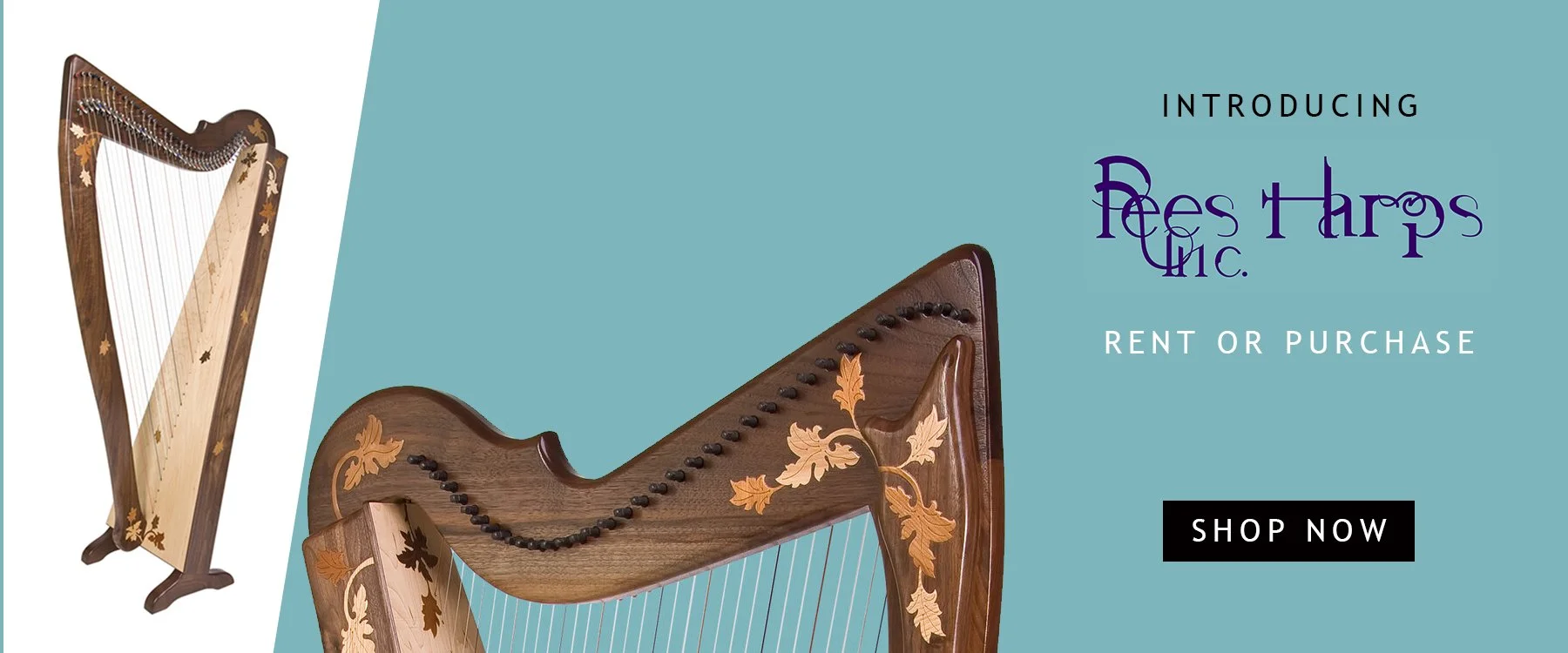 Rees Harps For Sale (Rent or purchase) — Vermont Violins