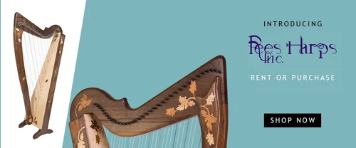 Rees Harps for Sale | Concert Line Lever Harps | Aberdeen, Mariposa ...