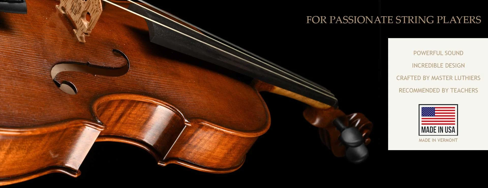 Violins & Violas Made In USA — Vermont Violins