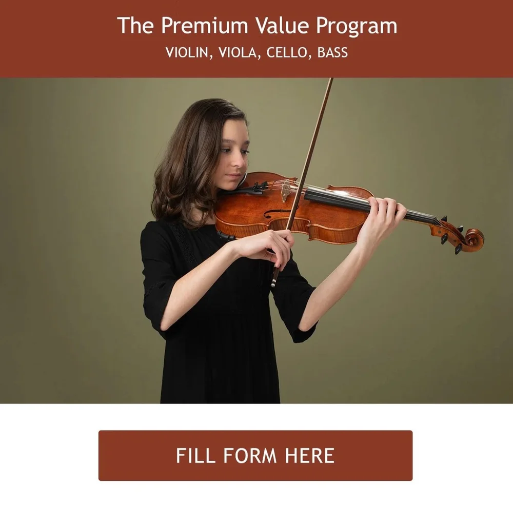 Rent Violin, Viola, Cello or Bass — 30+ Years of Expertise — Vermont ...