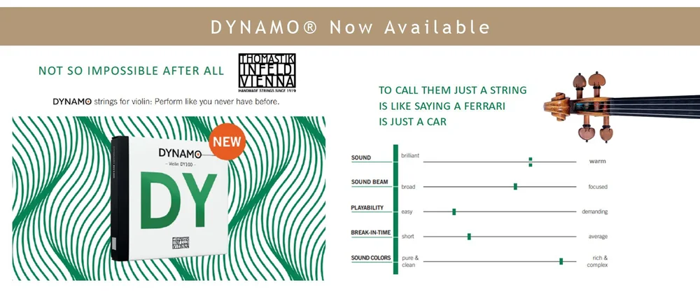 Dynamo Violin Strings — Vermont Violins