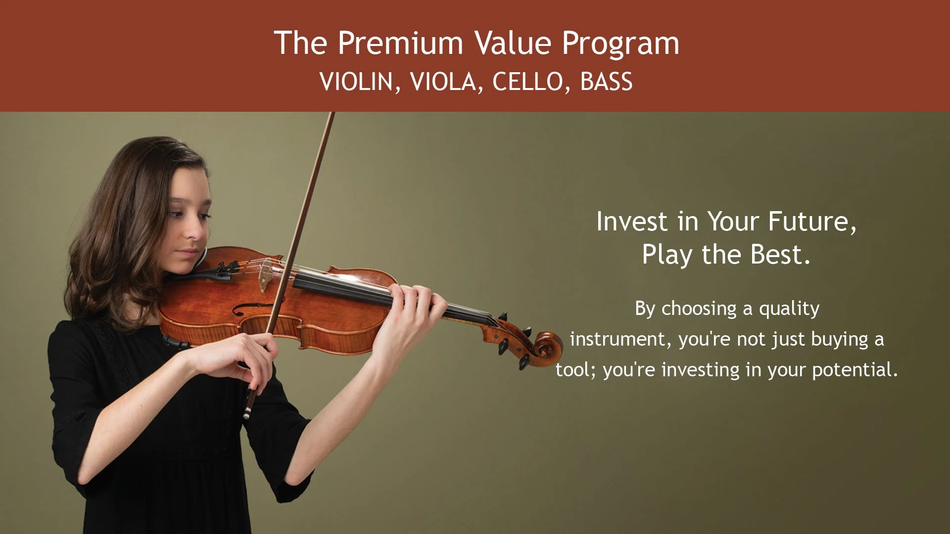 Violin Rentals, Viola and Cello Rentals — Vermont Violins