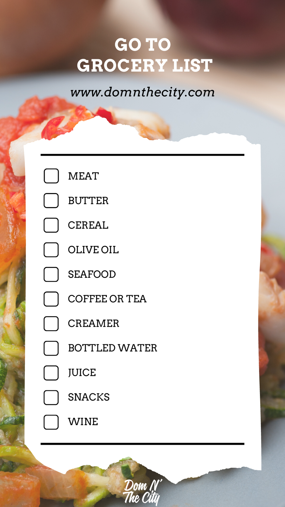 How to Make Your Grocery Store Run Count | Dom N' The City