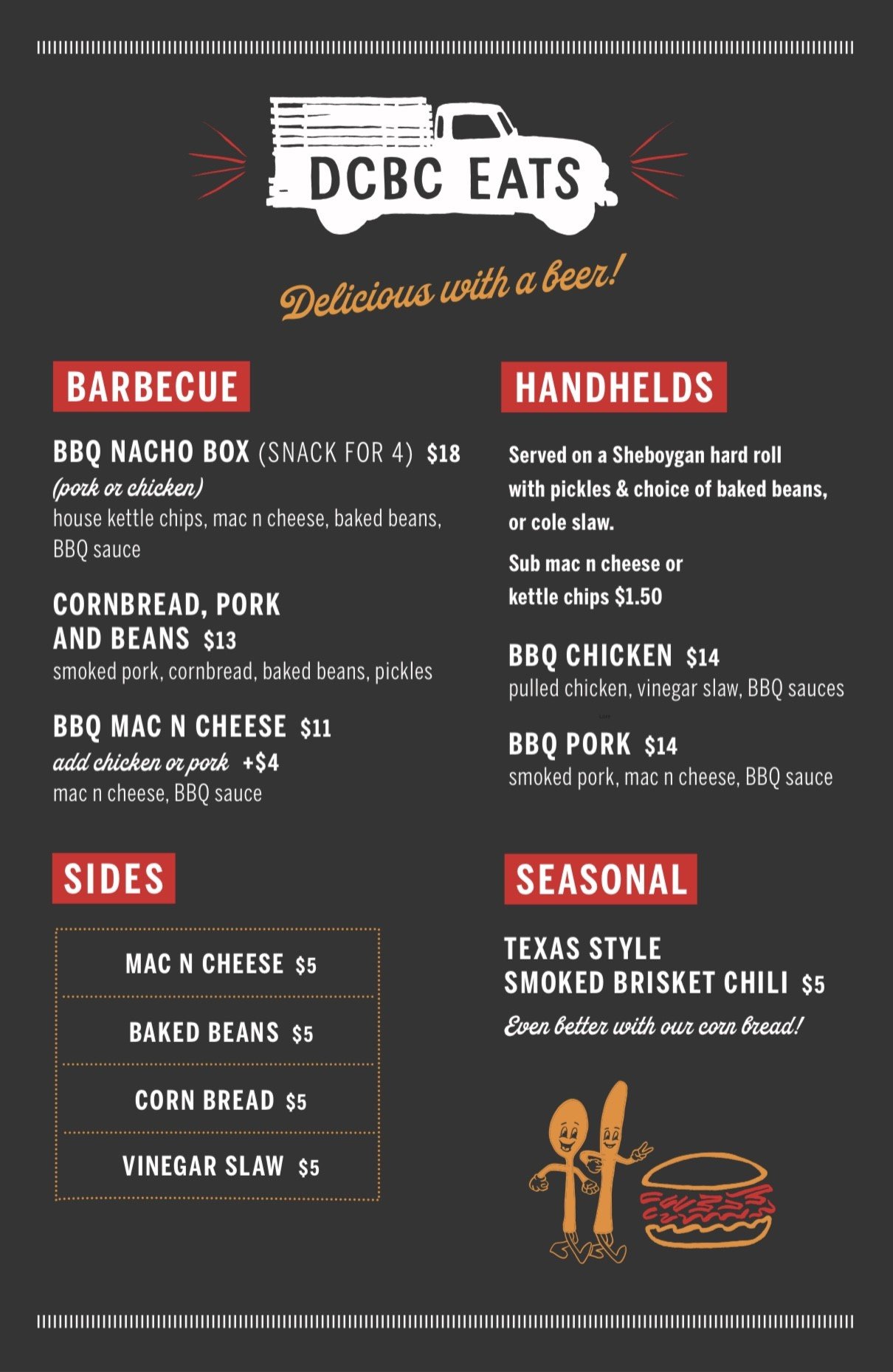 DCBC Eats - New Food Option at: — Door County Brewing Co.