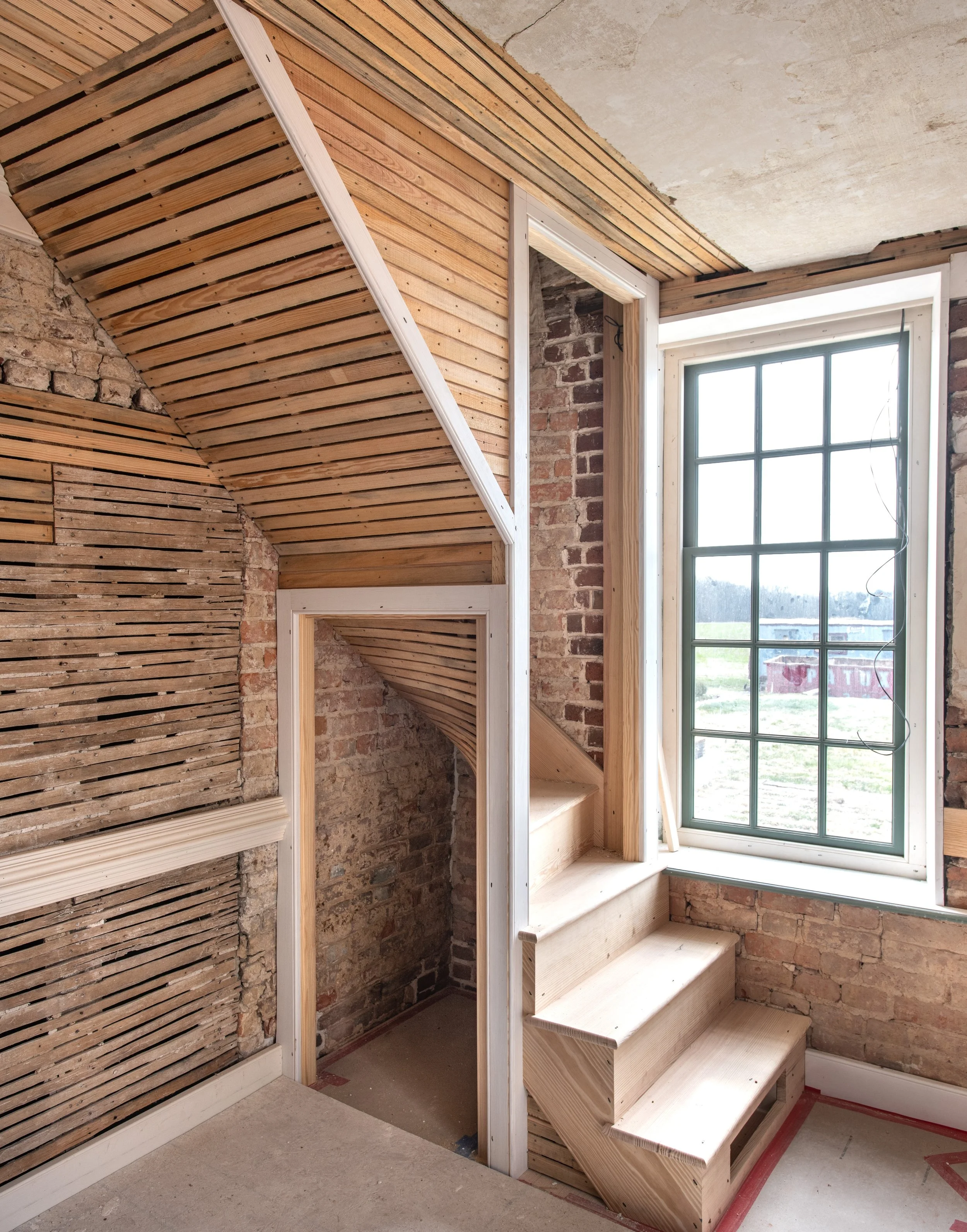 Recreating a Missing Staircase — Cloverfields Preservation Foundation