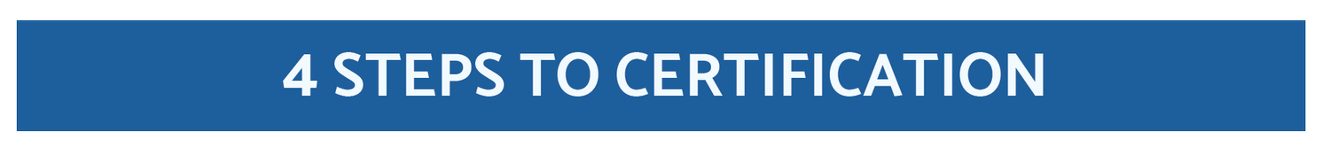 Steps to Certification & Process — ACT-RGV
