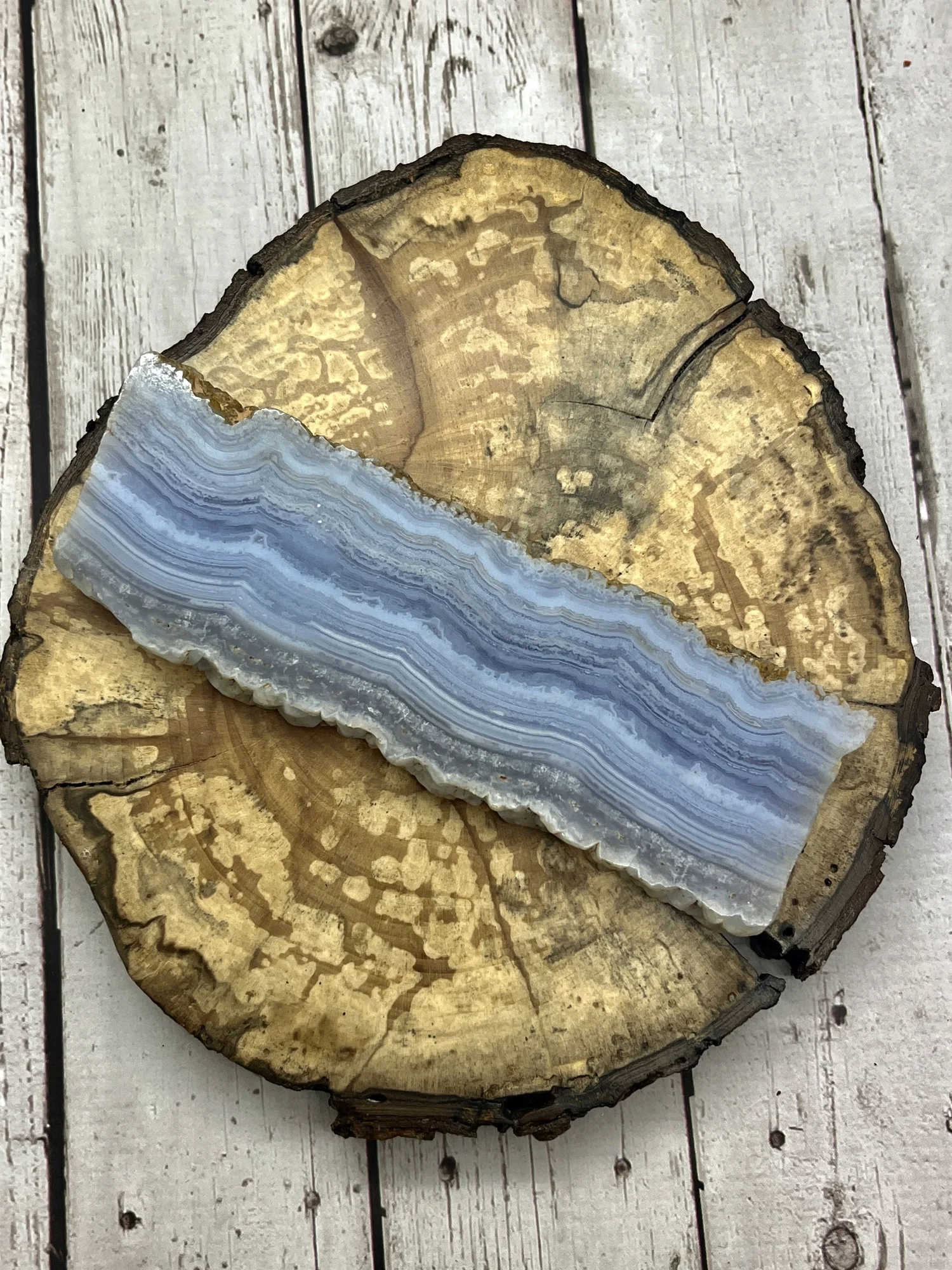 Blue Agate Slice