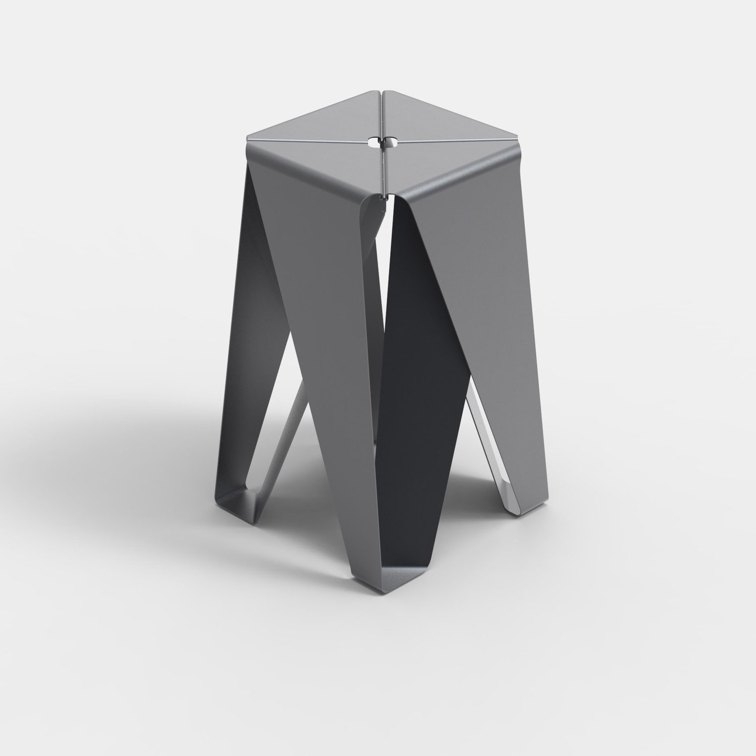Sheet Metal Stool — entire design