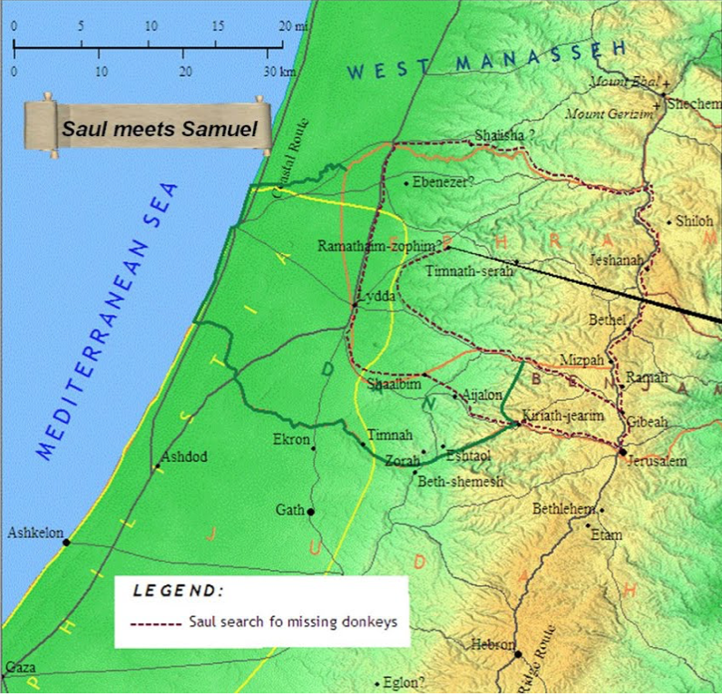 Maps Of Saul And Samuel