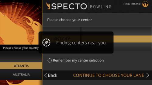 SPECTO CENTERS — SPECTO BOWLING