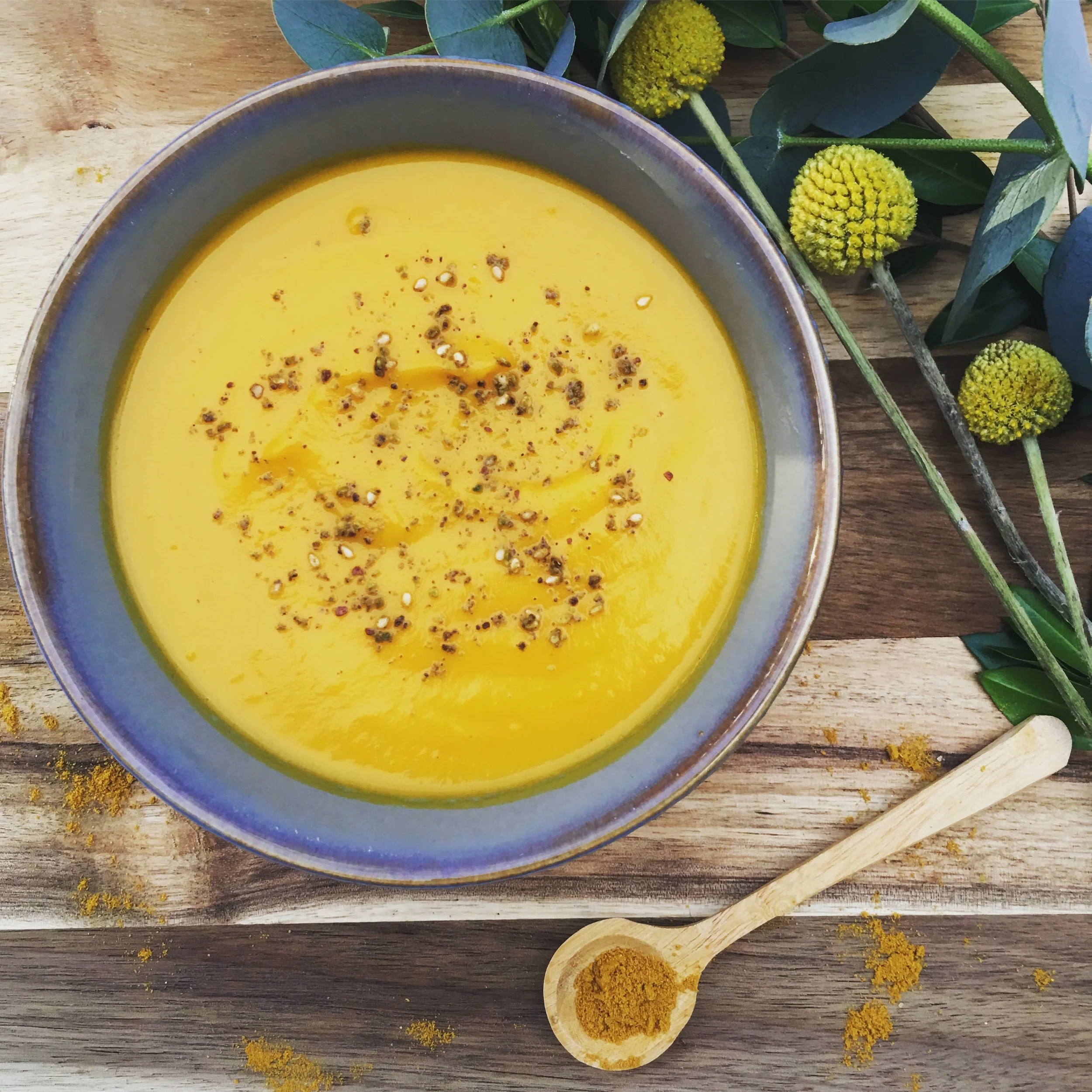 Soupe aux carottes, coco et curry - Toutes mes recettes CLAUDIACAZA