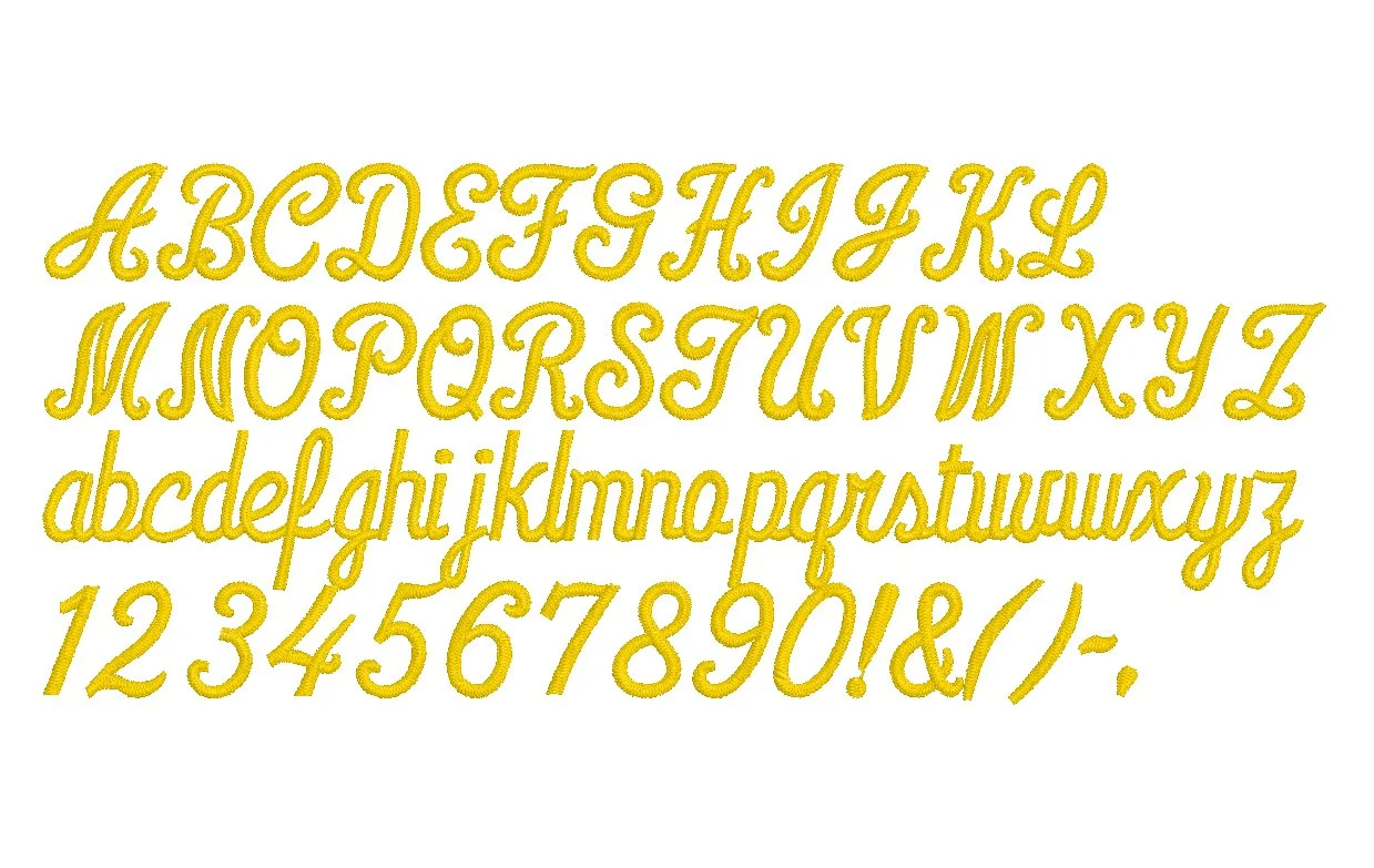 Curtis Script Font for Wilcom (ESA file) — Theory Printing & Signs