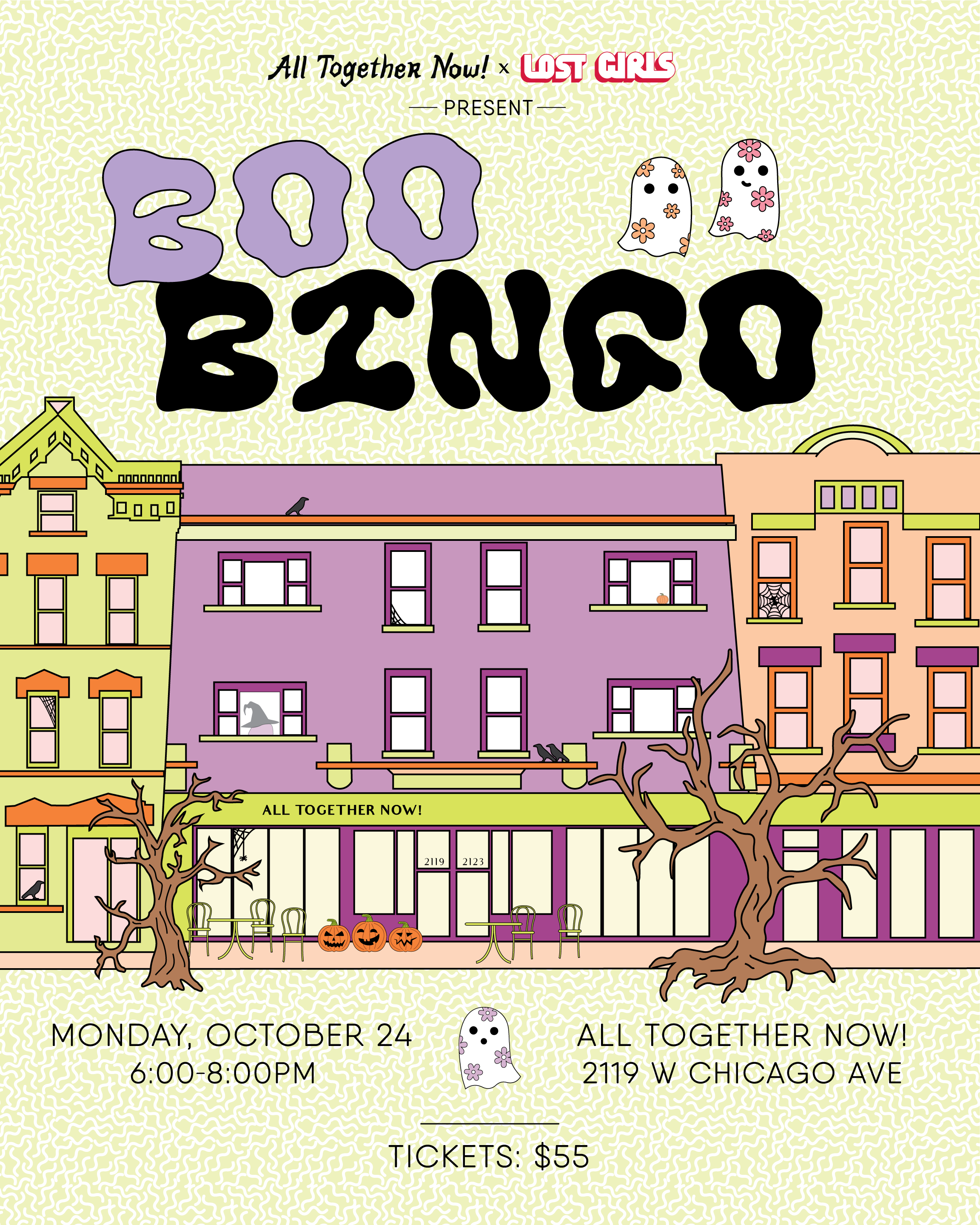 BOO! Bingo with Lost Girls Vintage — All Together Now