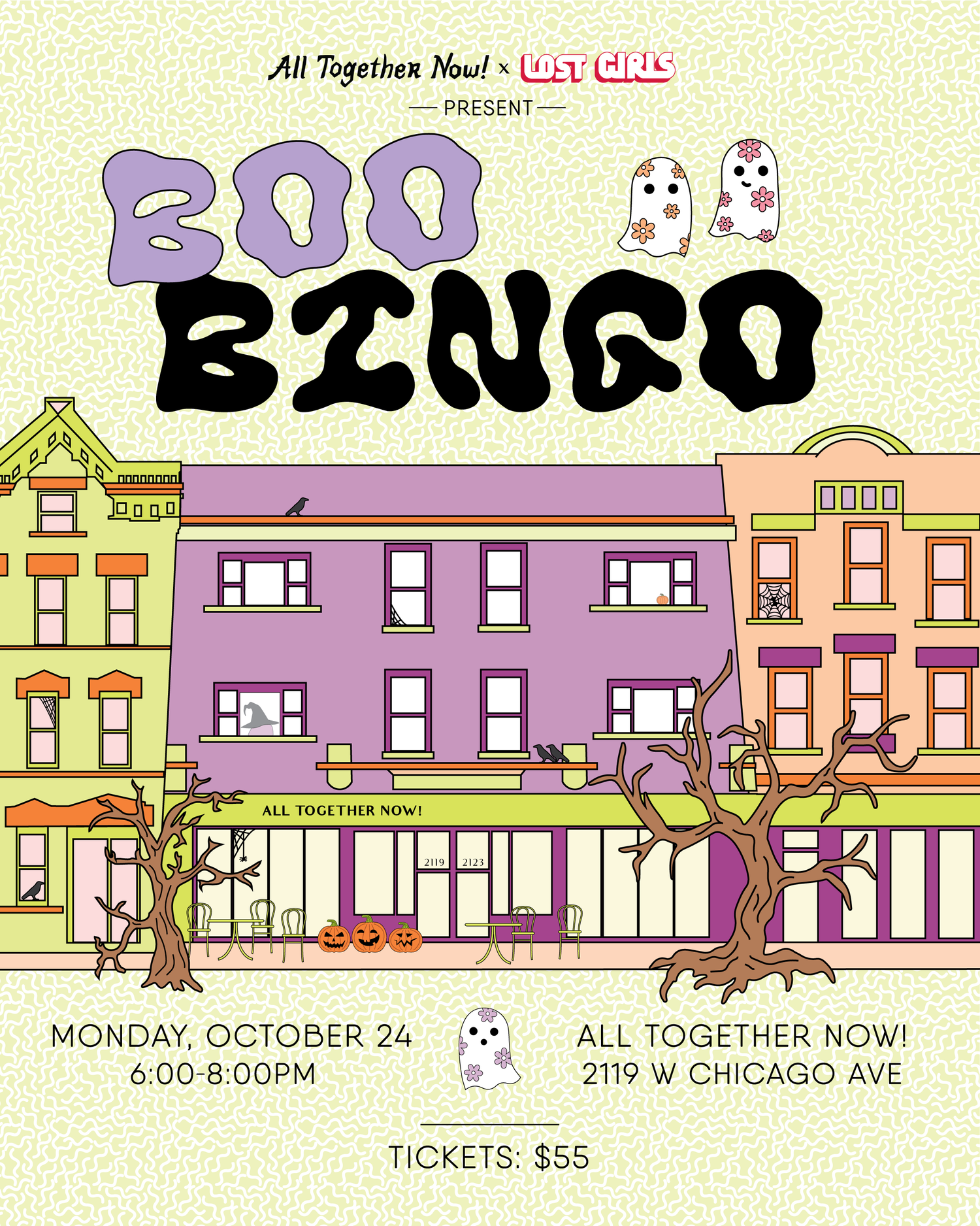 BOO! Bingo with Lost Girls Vintage — All Together Now