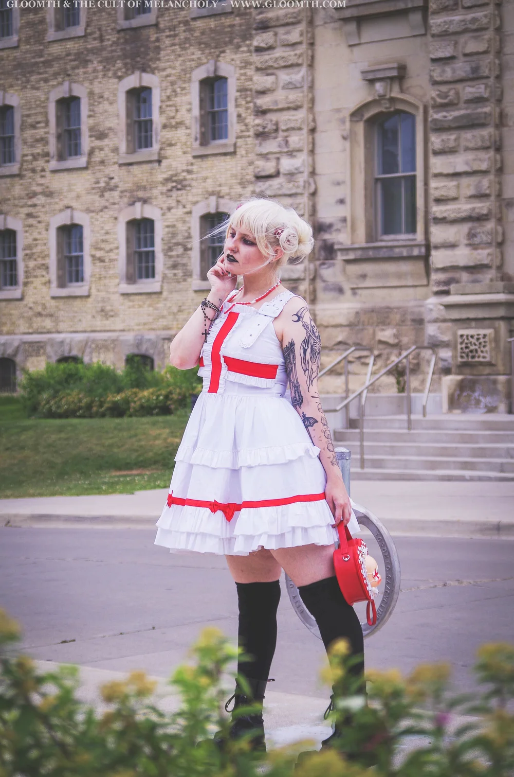 White Gothic Dresses