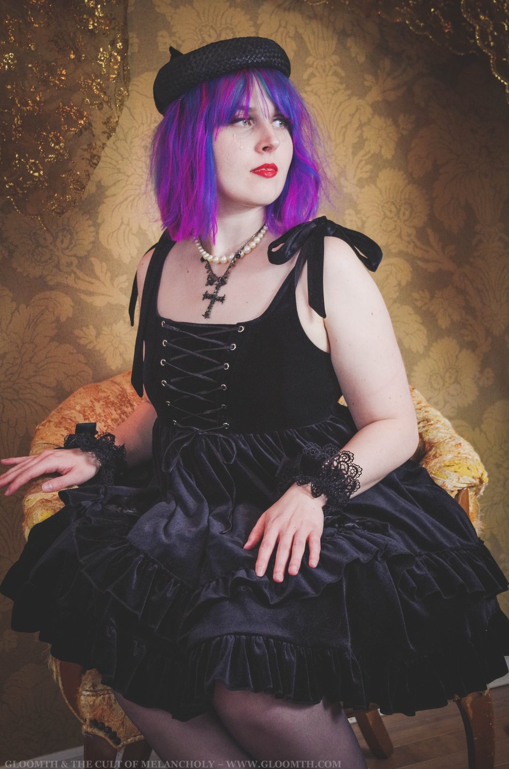 Purple Gothic Dresses