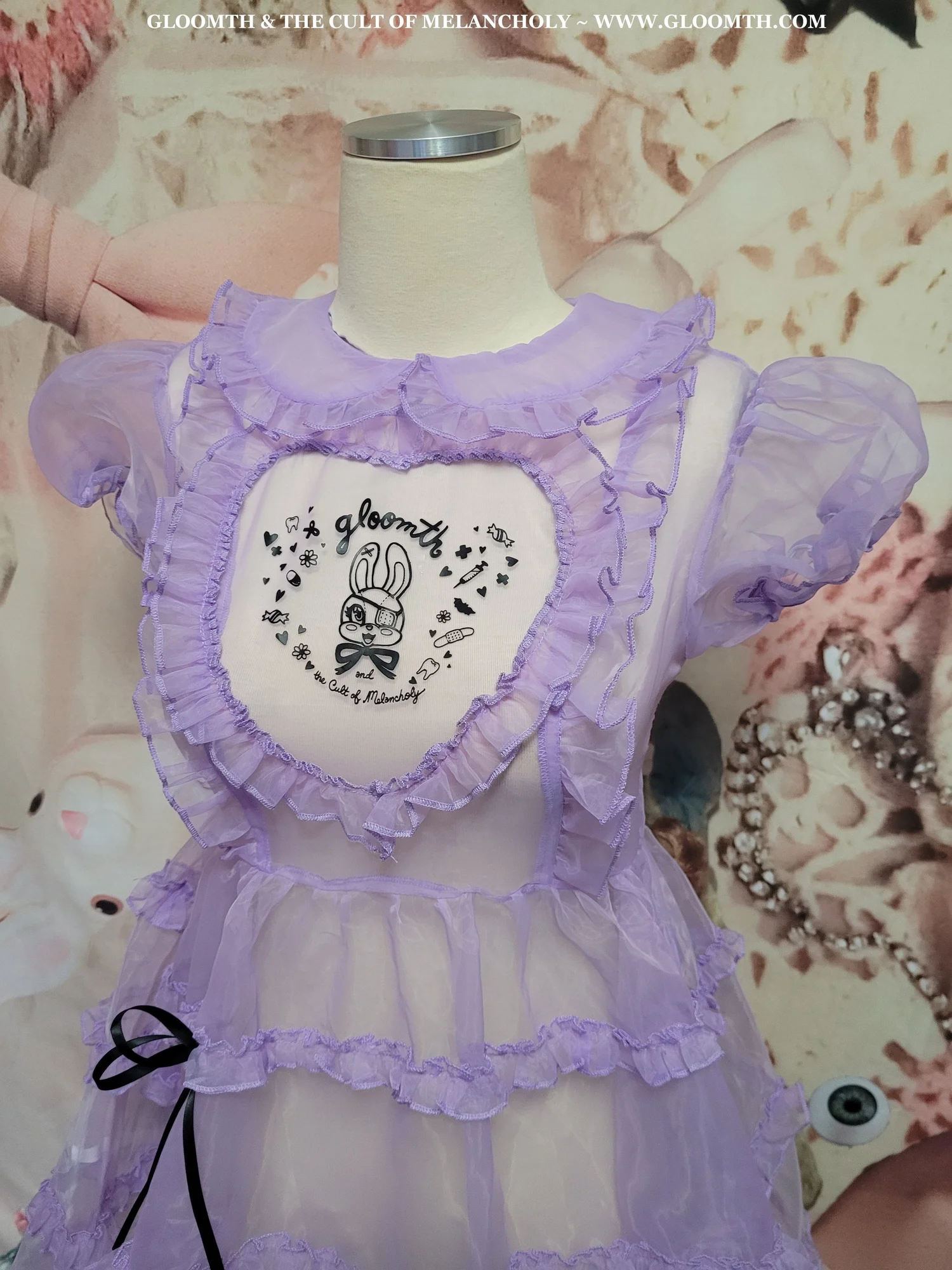 Shamrock Neon Green Sheer Dress — Gloomth