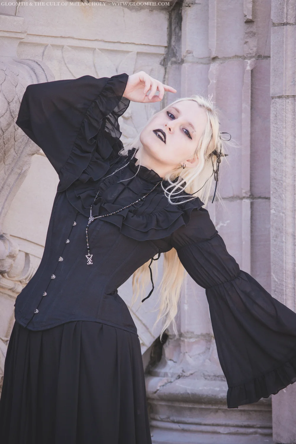Victorian Gothic Dresses Model