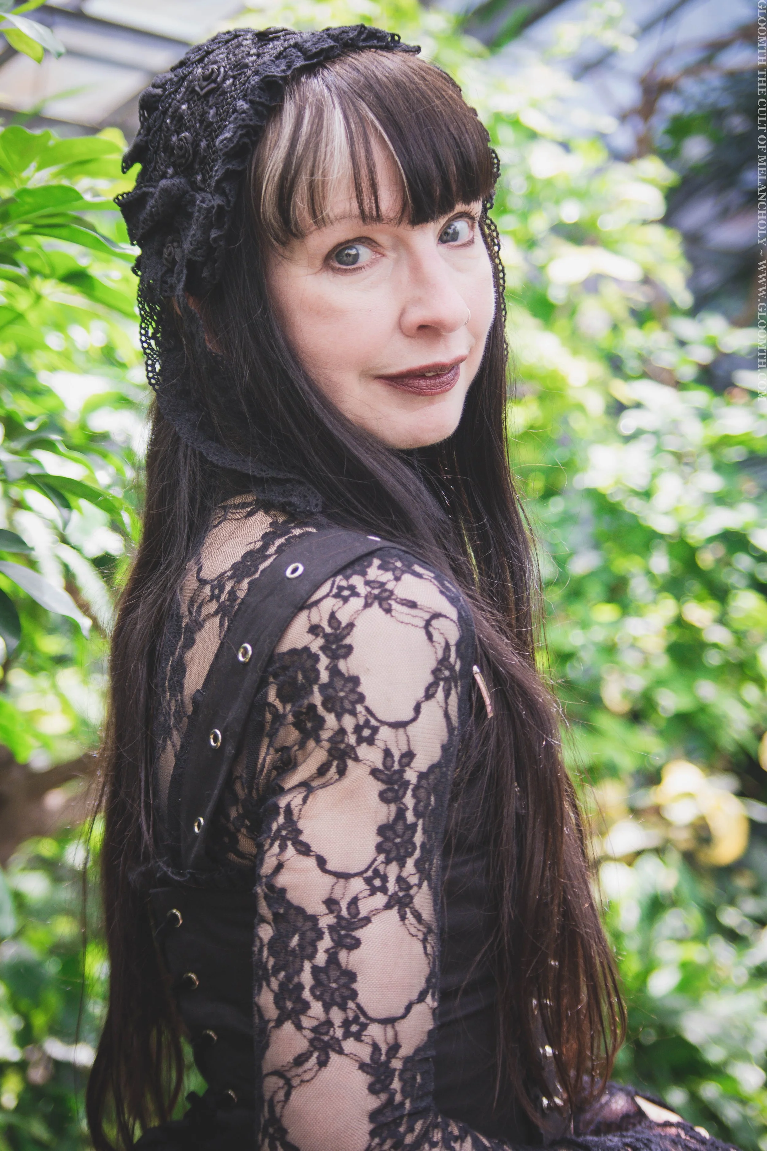 Weaponized Spiked Black Cotton Gothic JSK Dress — Gloomth