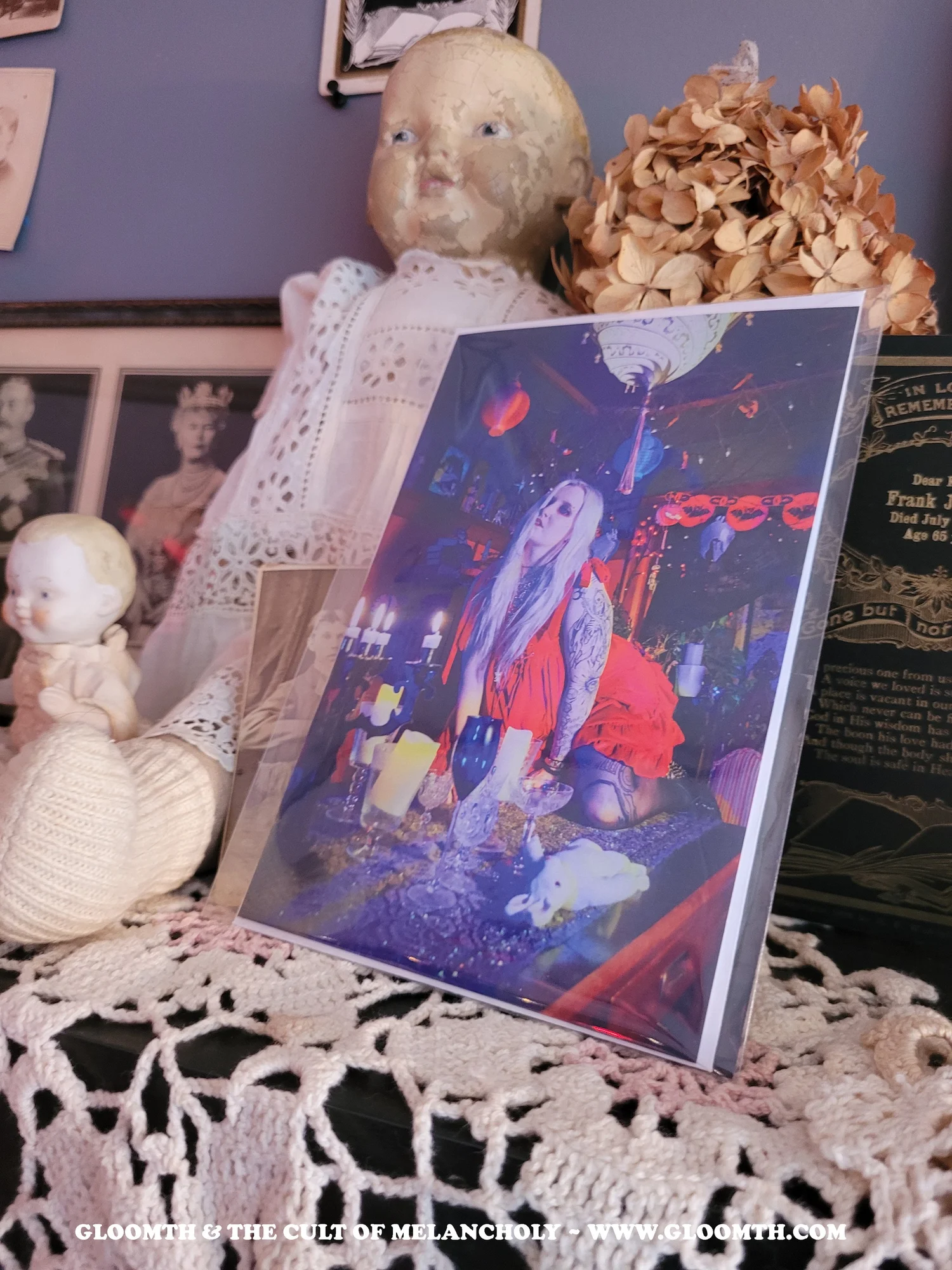 Creepy Kawaii Clown Note Card — Gloomth