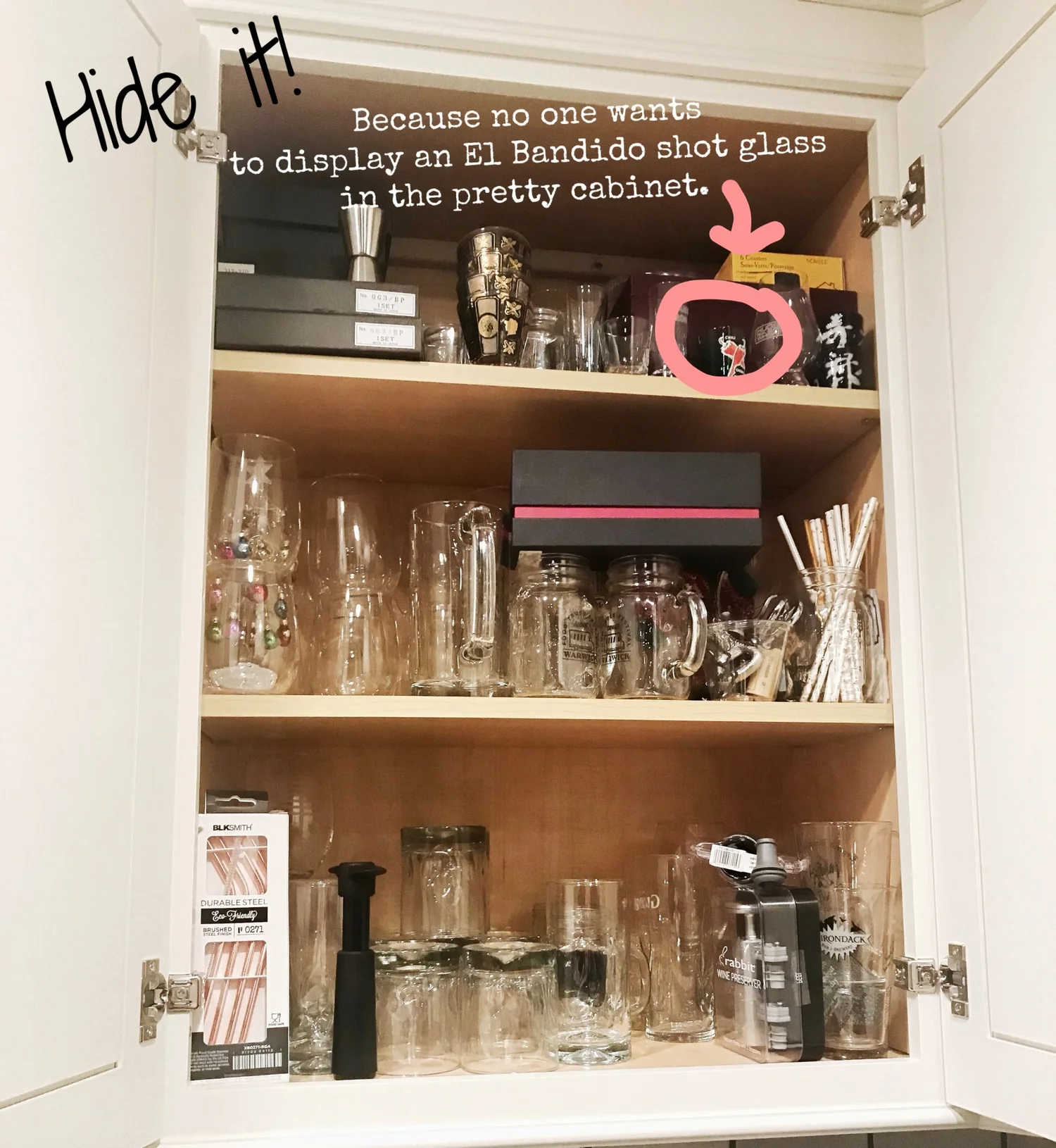 Display Shelf Organization: How to Organize Kitchen Display Cabinets ...