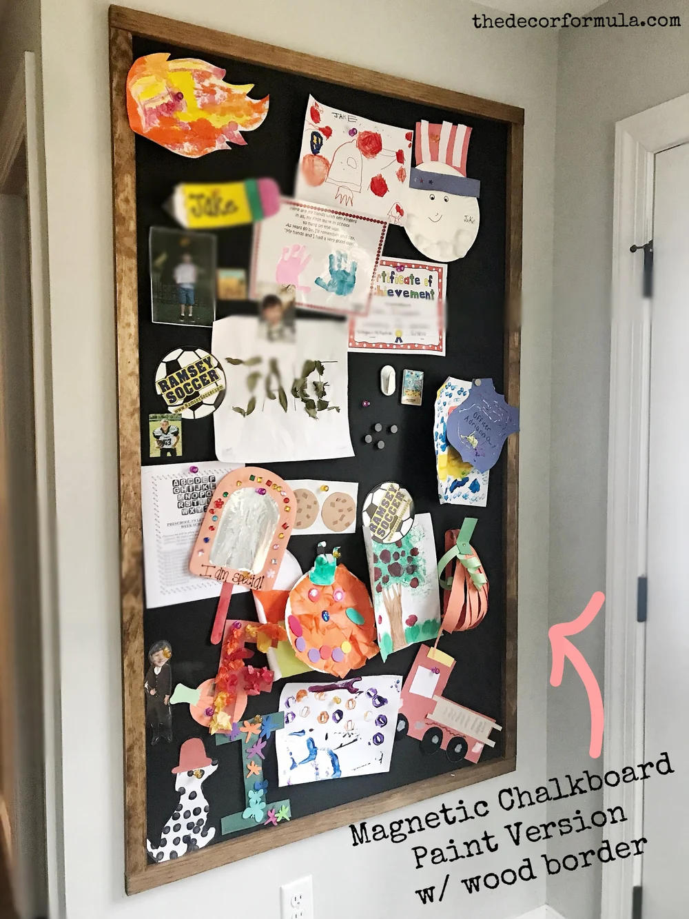 Chalkboard Walls: How to Create a Chalkboard/Magnetic Wall — The Decor ...
