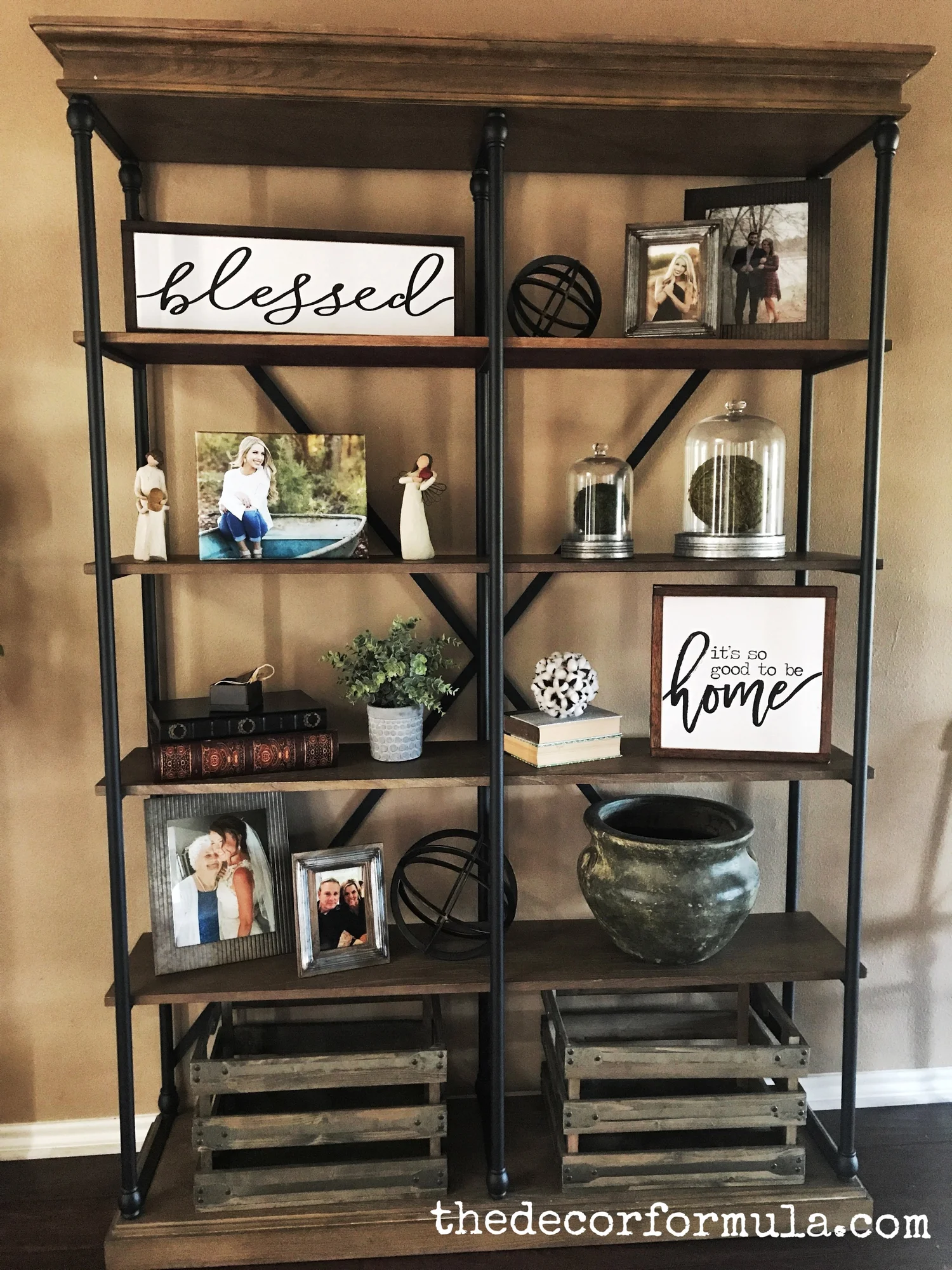 How to Decorate Display Shelves — The Decor Formula