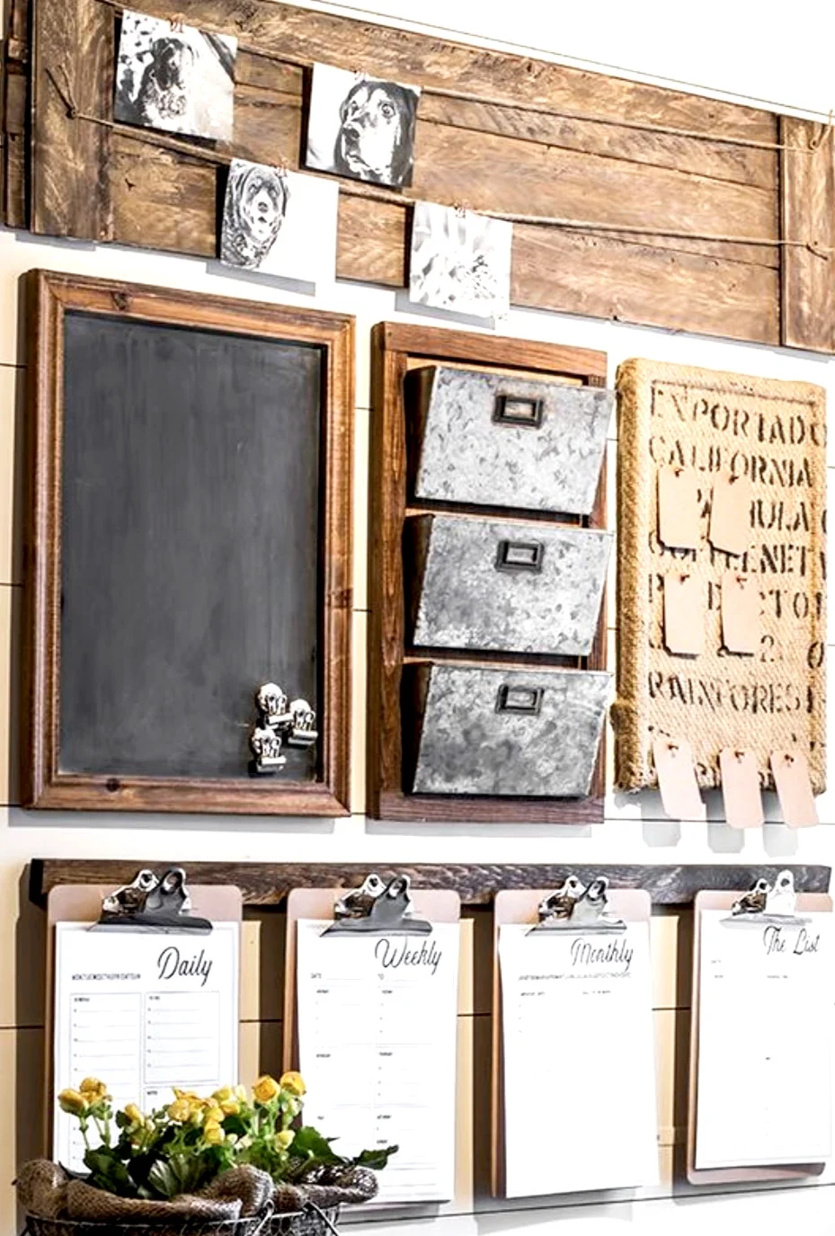 Organization Station: The Makings of Command Center Walls — The Decor ...