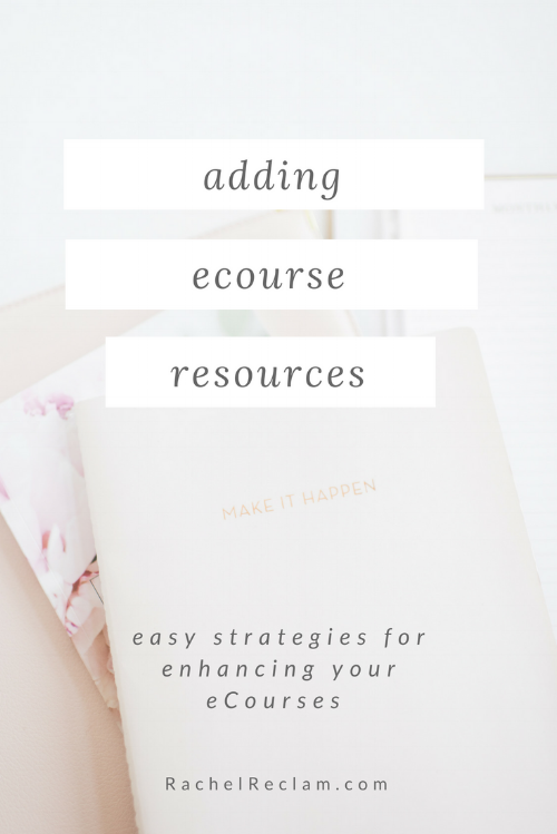 Adding Resources to Your Online Course: How to Use Templates ...