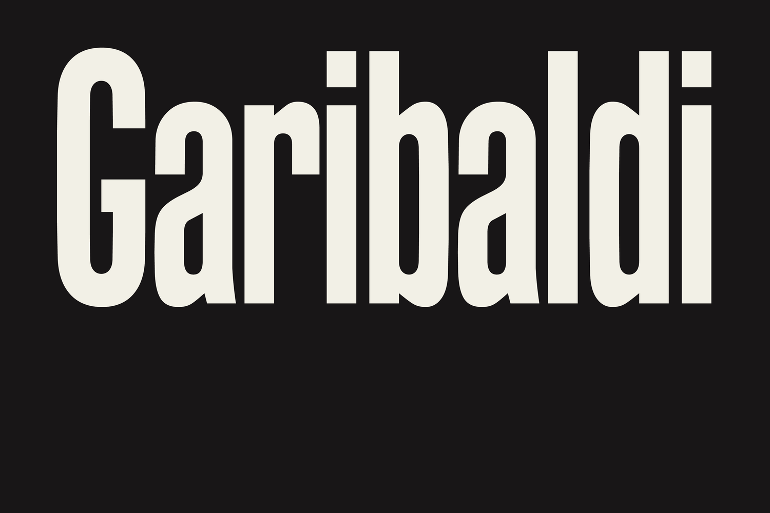 GARIBALDI — Vocal Type