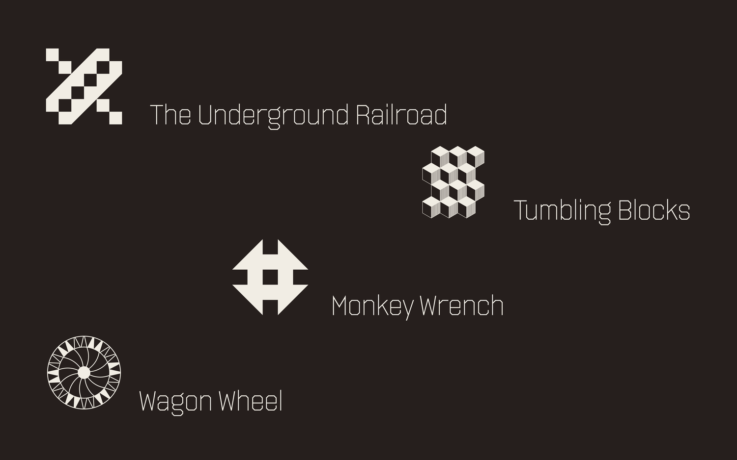 Underground Railroad Symbols (lantern)