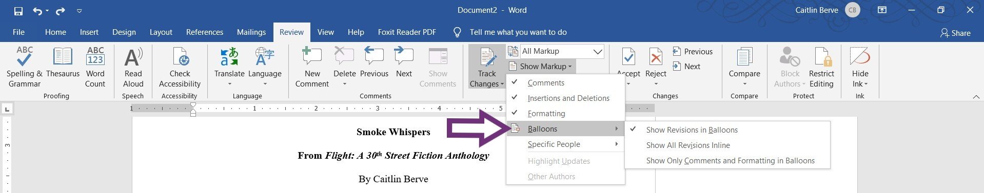 How to Use Words Track Changes for Easy Book Editing — Read Blog ...