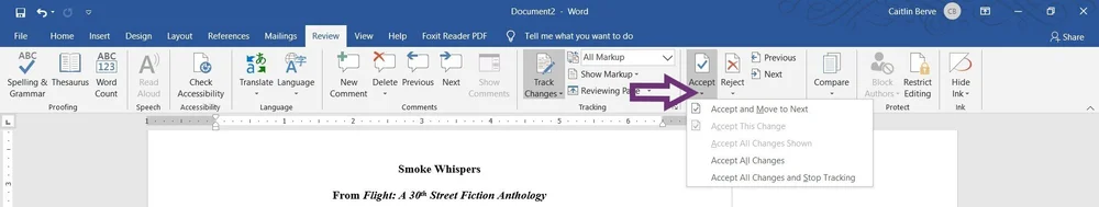How to Use Words Track Changes for Easy Book Editing — Read Blog ...