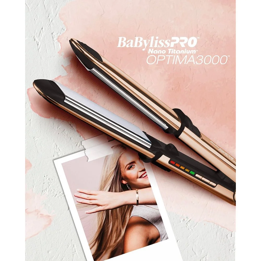 BaBylissPRO Nano Titanium Optima 3000 Hair Straightener | BaBylissPRO ...