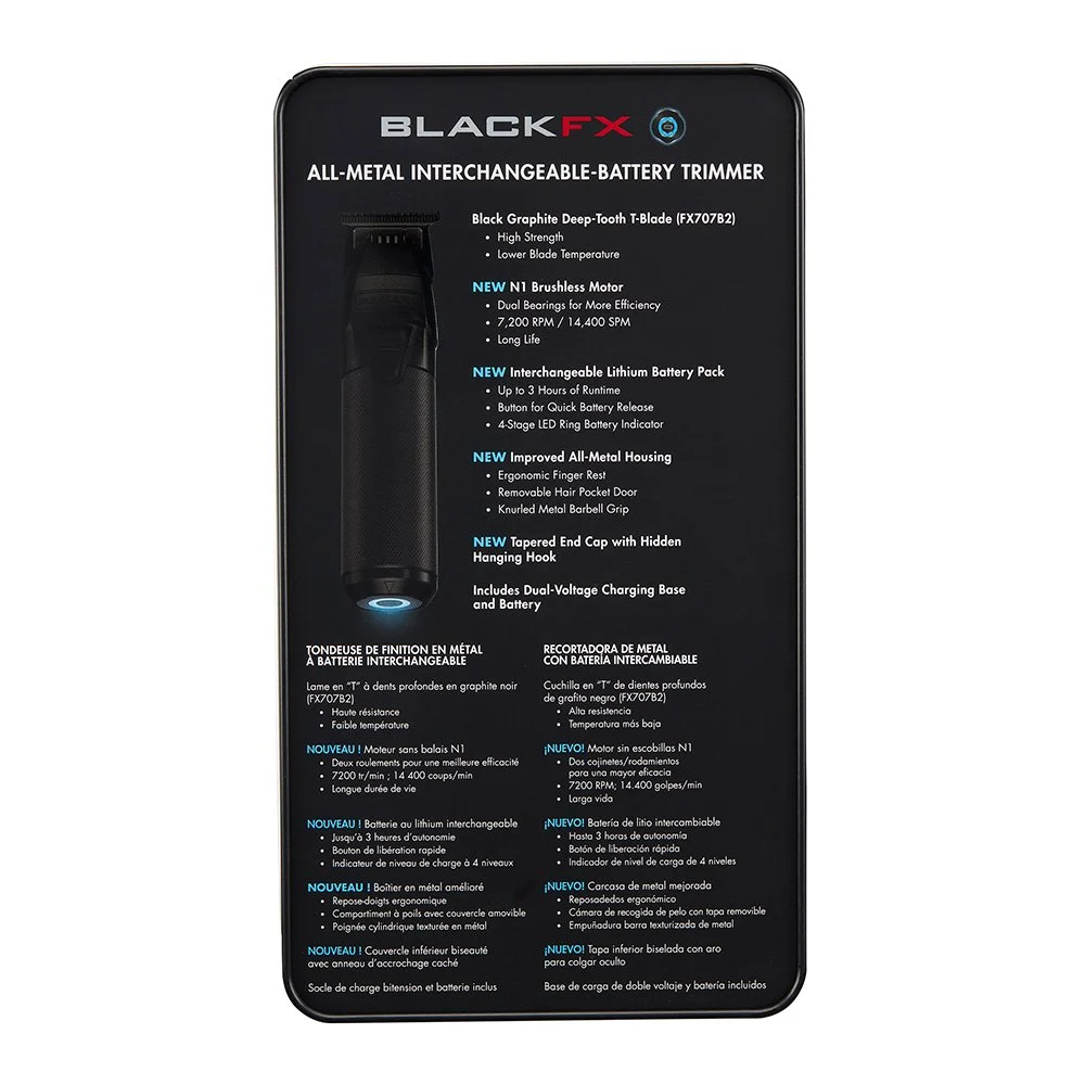 BaBylissPRO FXOne BlackFX Hair Trimmer | BaBylissPRO Australia ...