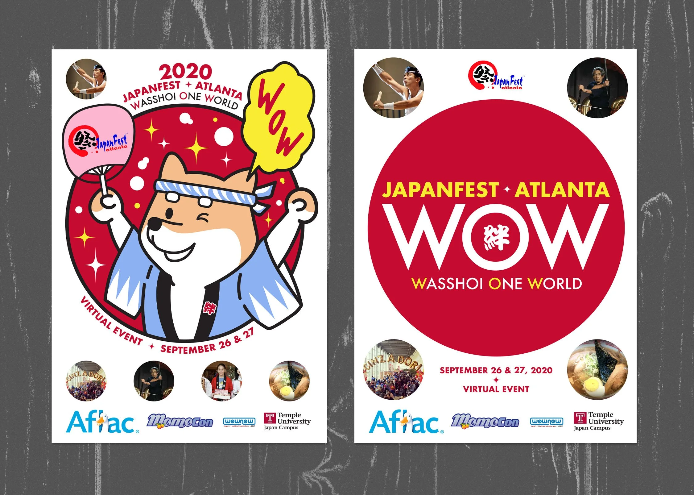 2020 japanfest posters — SHIRLEY SU * Illustration & Design * SUSHIRLEY.COM