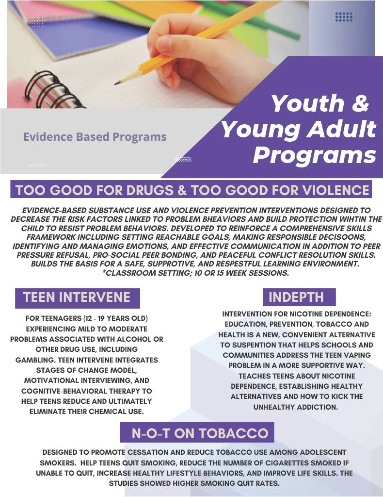 Youth & Young Adult Programs — Northpointe Council