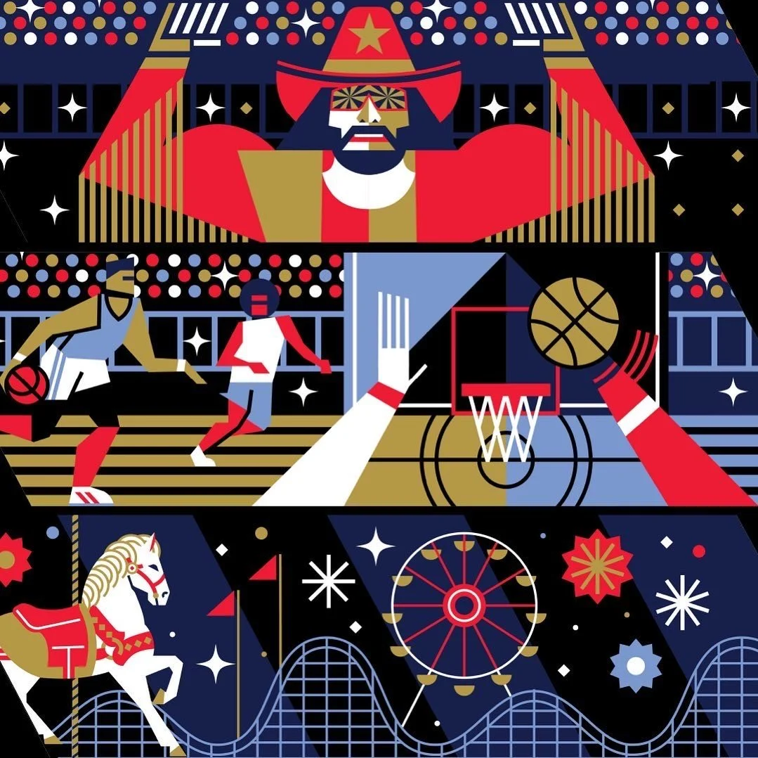 UAC - Memphis Sports And Event Center Mural | Liberty Park - UrbanArt ...