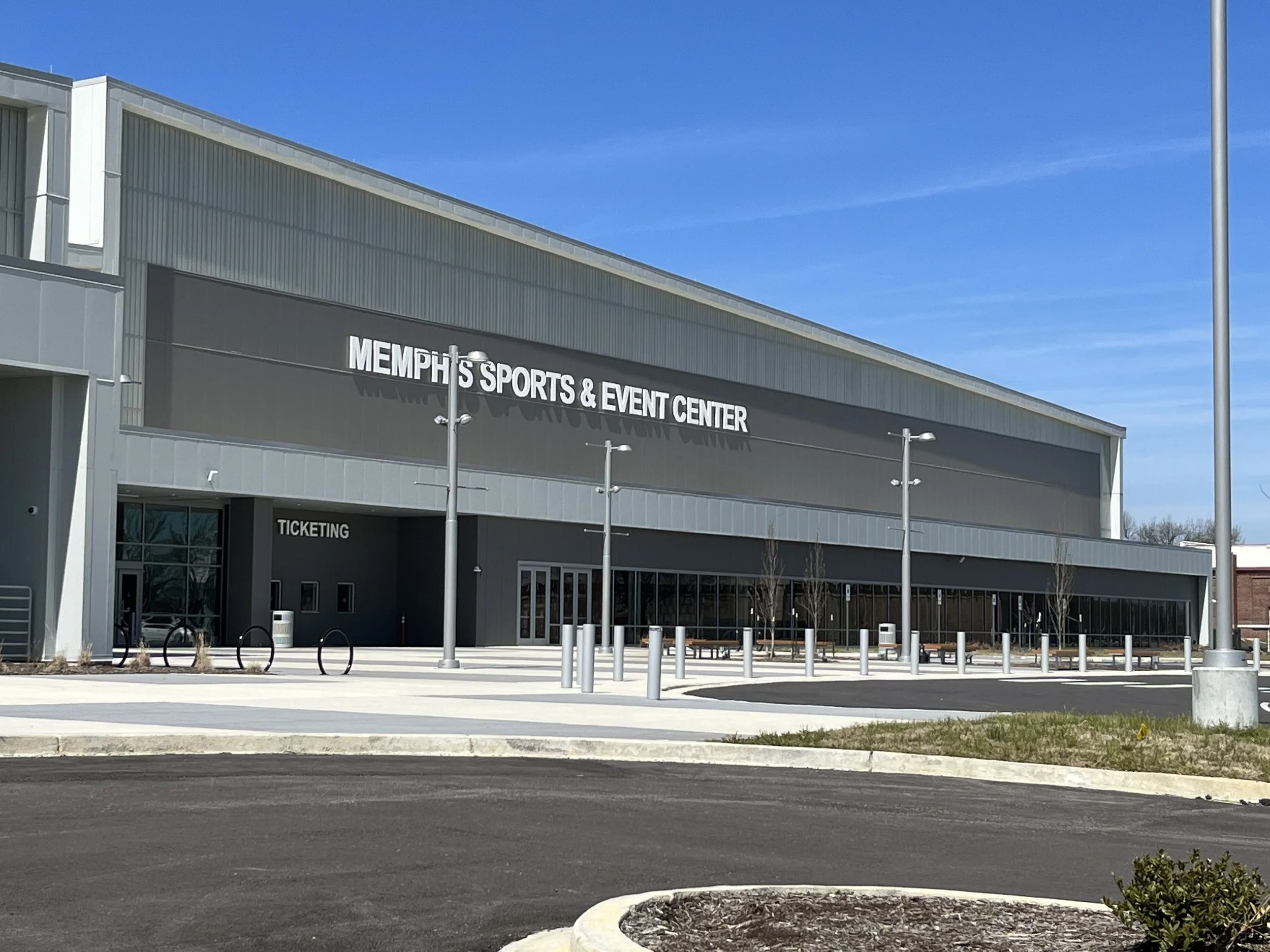 UAC - Memphis Sports And Event Center Mural | Liberty Park - UrbanArt ...