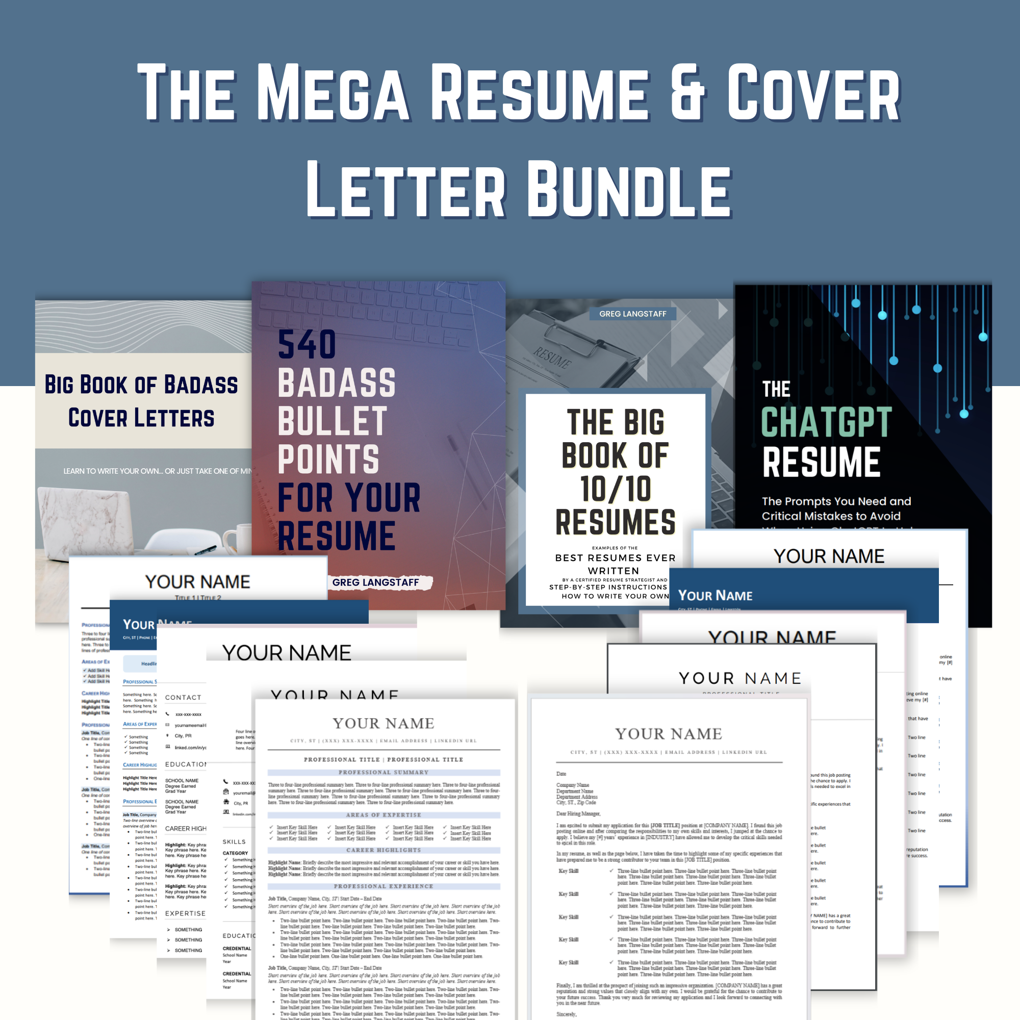 The Mega Resume and Cover Letter Bundle — Certified Resume Strategist